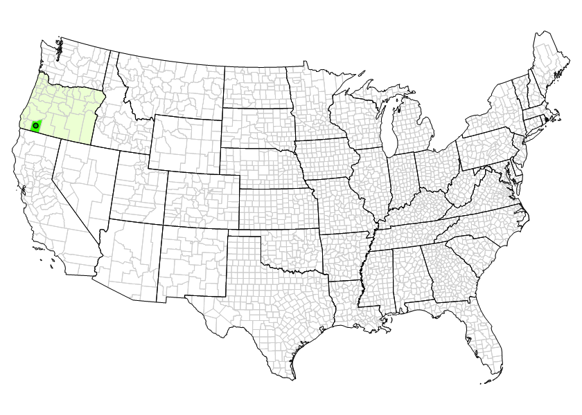 Colias occidentalis swor seg, USA map